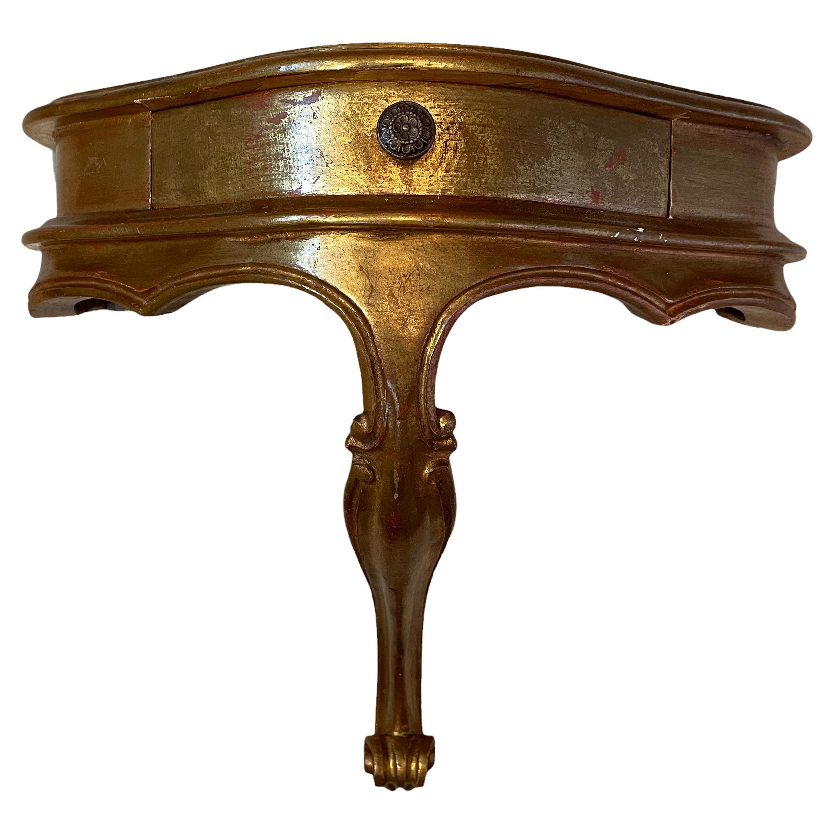 Neoclassic Demi Lune Wall Mount Console by Edward Wormley at 1stDibs
