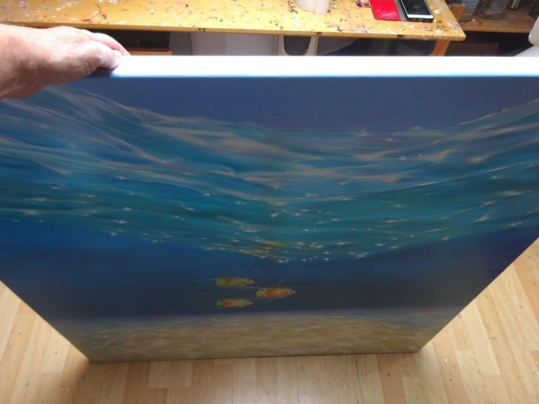 Gill Bustamante - Under Sea Escape, Painting, Oil on Canvas For Sale at ...
