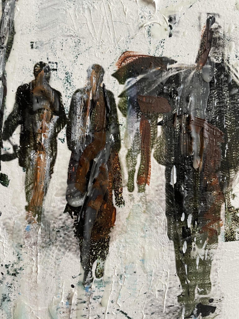 Gill Storr - Snowy New York, Original Cityscape Painting, New York ...