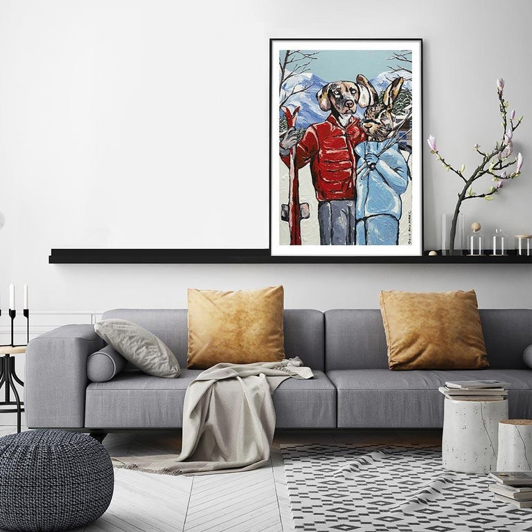 Gillie and Marc Schattner - Painting Animal Print - Pop Art - Gillie ...