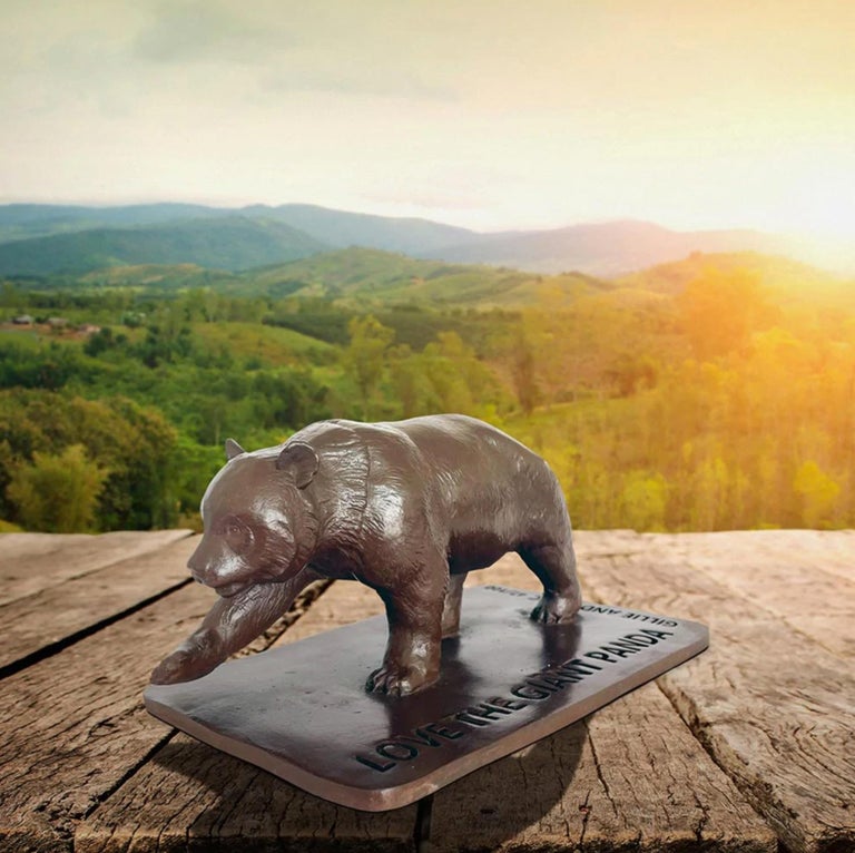 Gillie and Marc Schattner - Authentic Bronze Love the Giant Panda ...