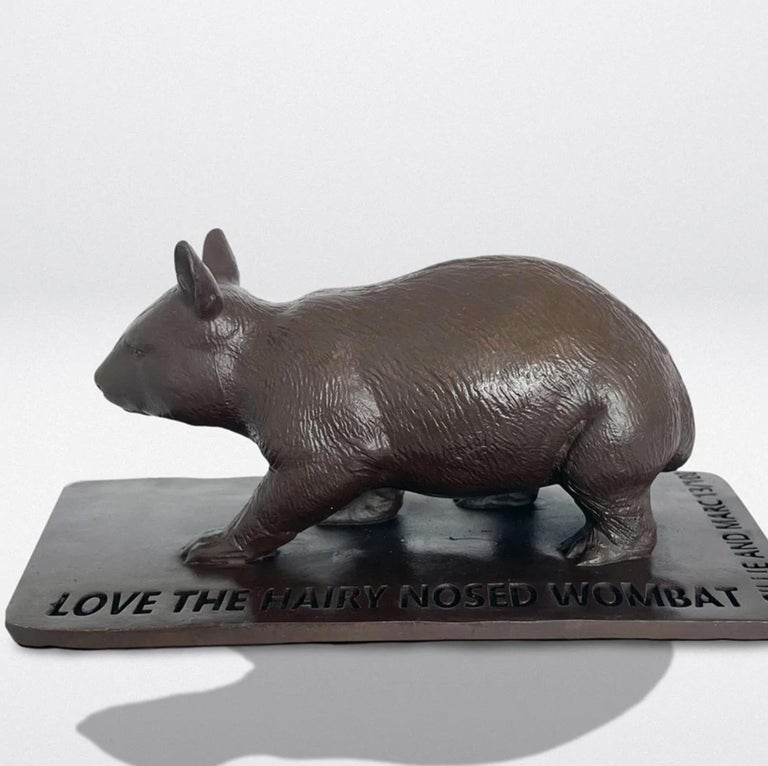 Gillie and Marc Schattner - Authentic Bronze Love the Hairy Nosed ...