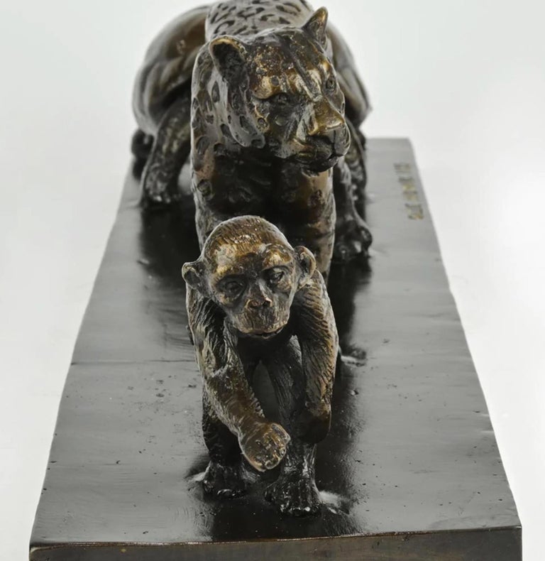 Gillie and Marc Schattner - Authentic Bronze Love The Monkey, Jaguar ...