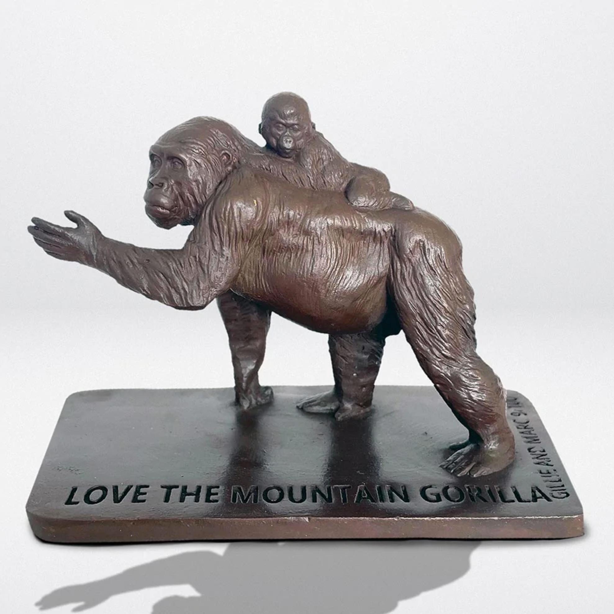 Gillie and Marc Schattner - Authentic Bronze Love The Gorilla, Chimp ...