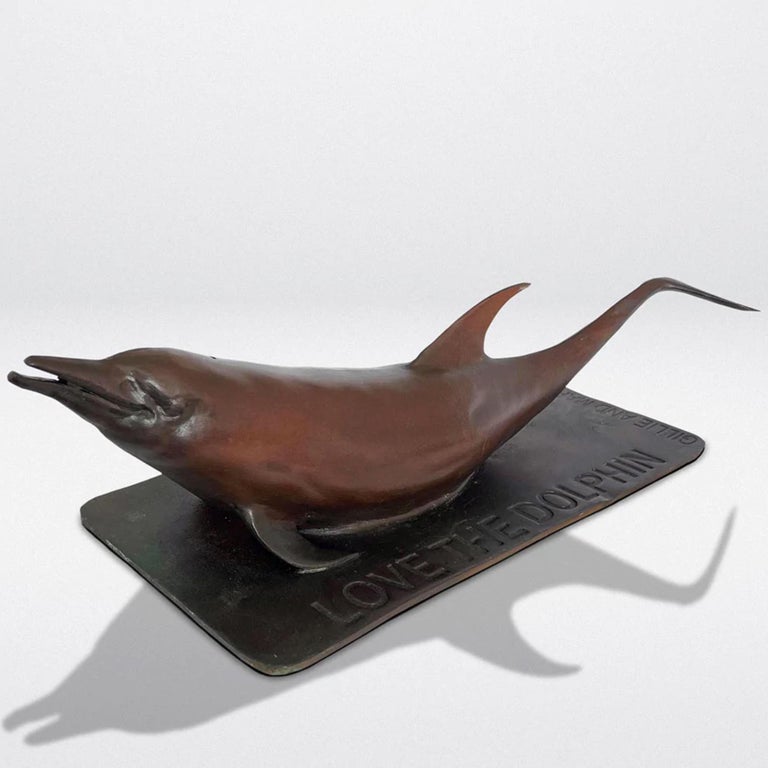 Gillie and Marc Schattner - Authentic Bronze Love the Pink Dolphin ...