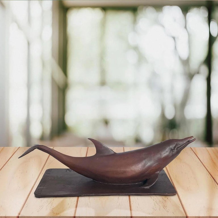 Gillie and Marc Schattner - Authentic Bronze Love the Pink Dolphin ...