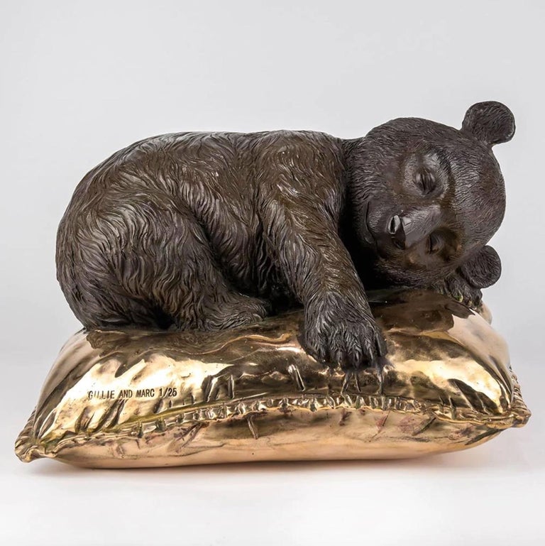 Gillie and Marc Schattner - Authentique sculpture de panda en bronze ...