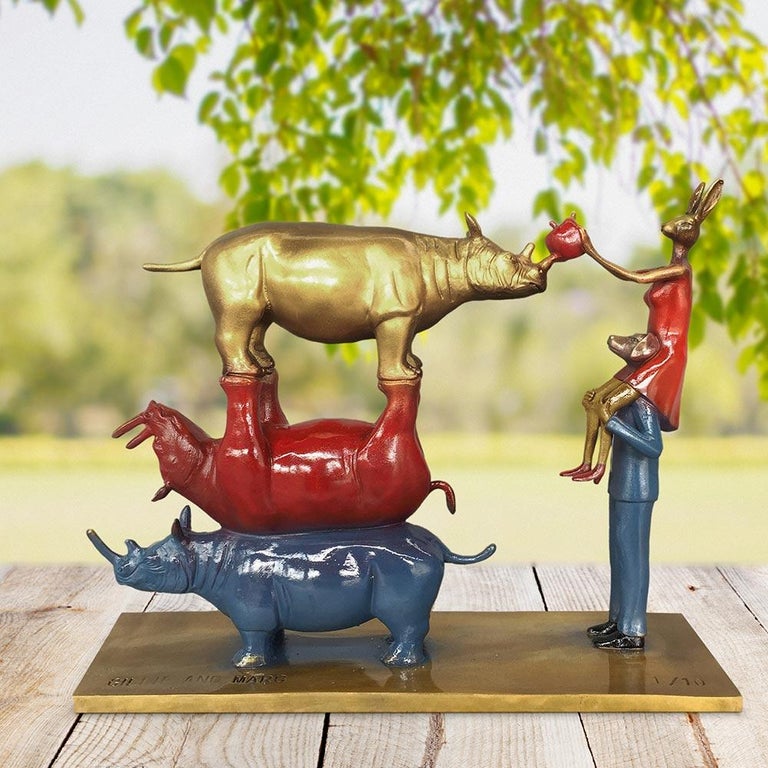 Gillie and Marc Schattner - Bronze Animal Sculpture - Ltd Ed - Love ...