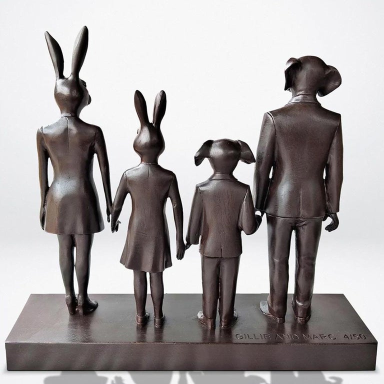 Gillie and Marc Schattner - Authentic Bronze The family that stands ...