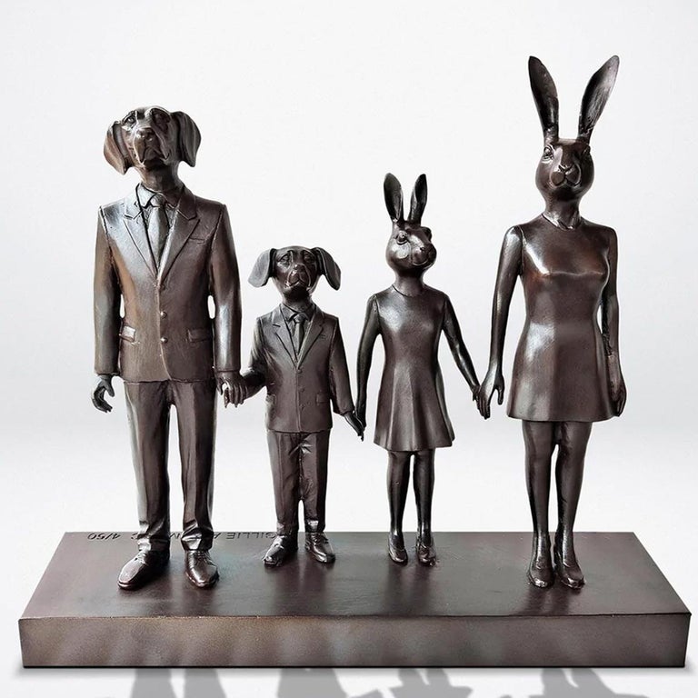 Gillie and Marc Schattner - Authentic Bronze The family that stands ...