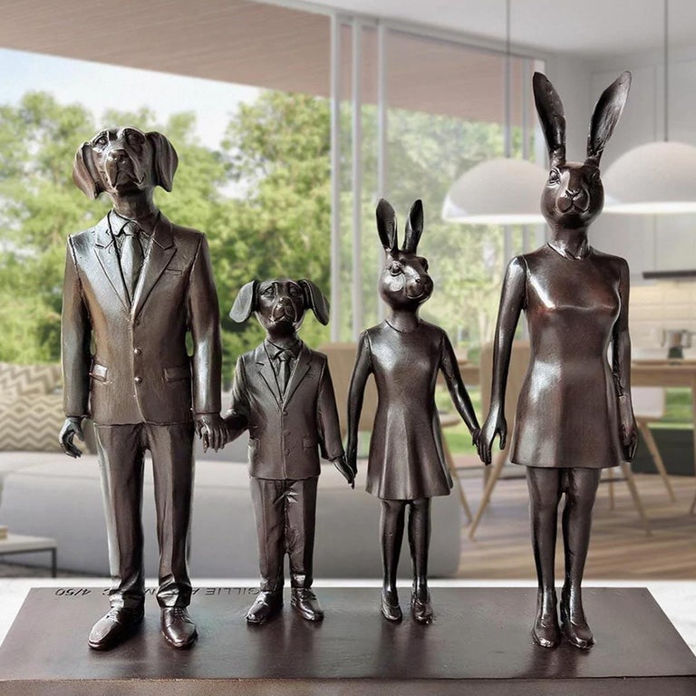 Gillie and Marc Schattner - Authentic Bronze The family that stands ...