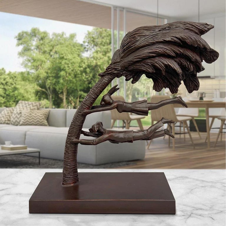 Gillie and Marc Schattner - Authentic Bronze Blowing in the Wind ...