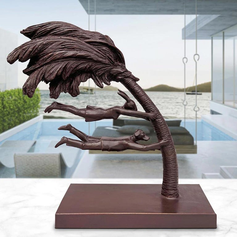 Gillie and Marc Schattner - Authentic Bronze Blowing in the Wind ...