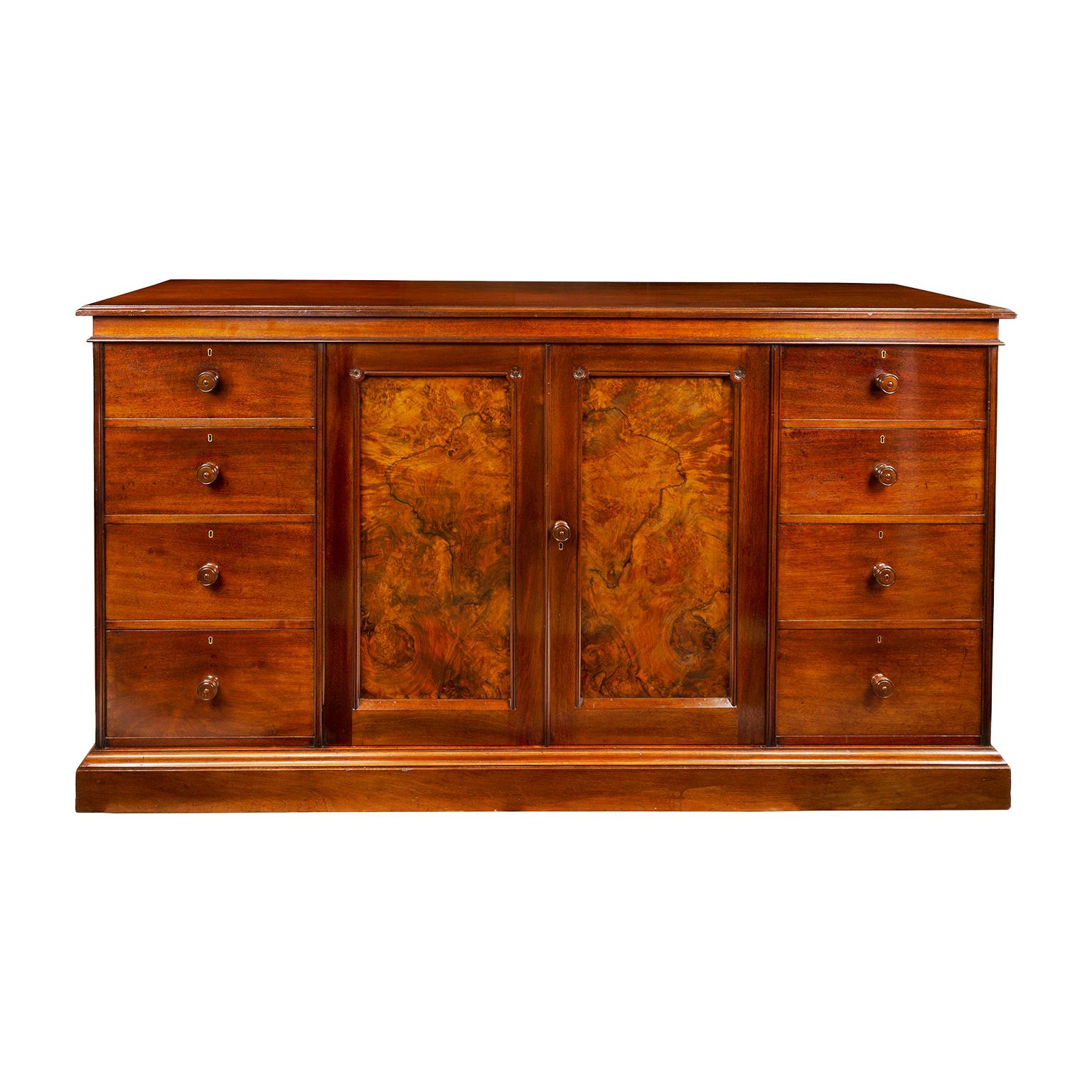 George III Mahogany Gillows Folio Cabinet / Dwarf Press For Sale at 1stDibs