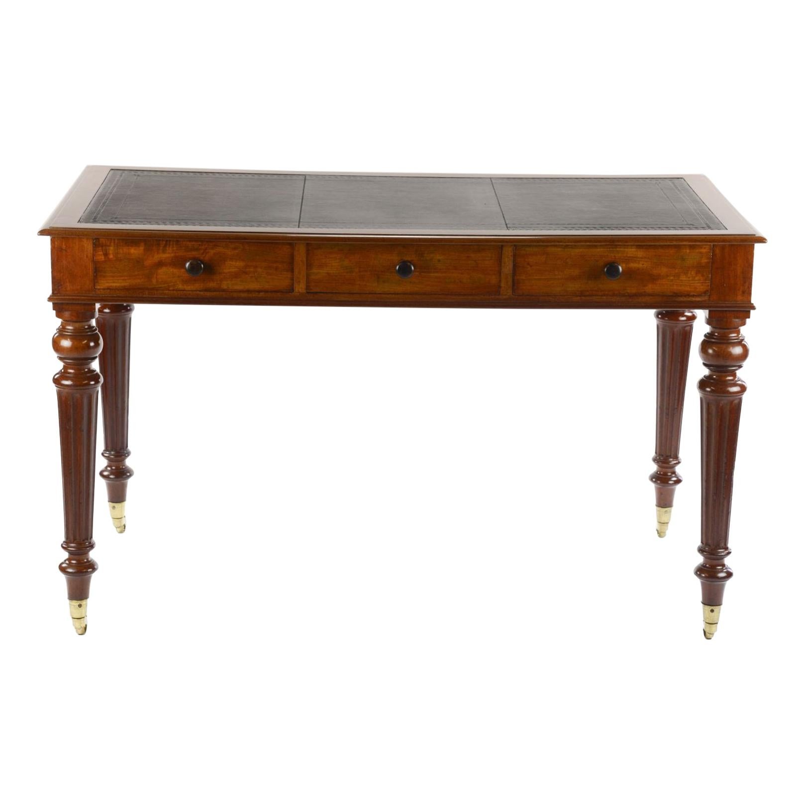 Gillows, Late 19th Century Mahogany Writing Table, Signed Gillows at ...