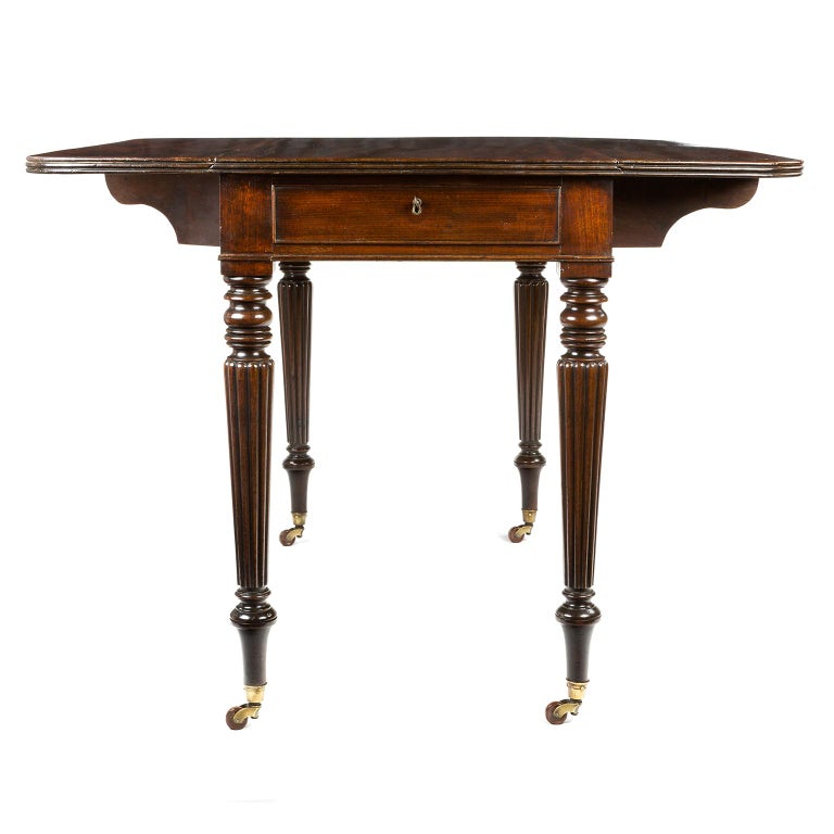 Gillows of Lancaster and London Mahogany Georgian Pembroke Table at 1stDibs