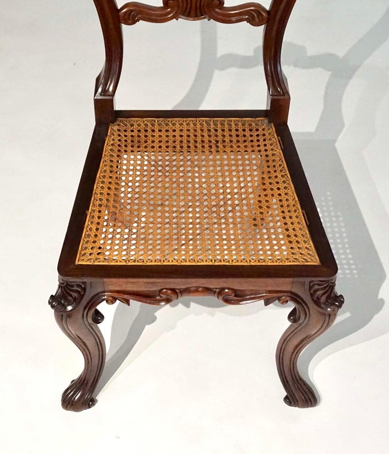 Gillows of Lancaster Regency Rococo Revival Rosewood Side Chairs, circa ...