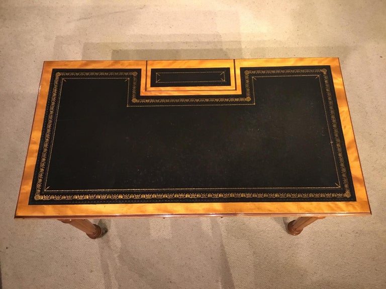 Gillows Satinwood and Purple Heart Victorian Period Writing Table at ...
