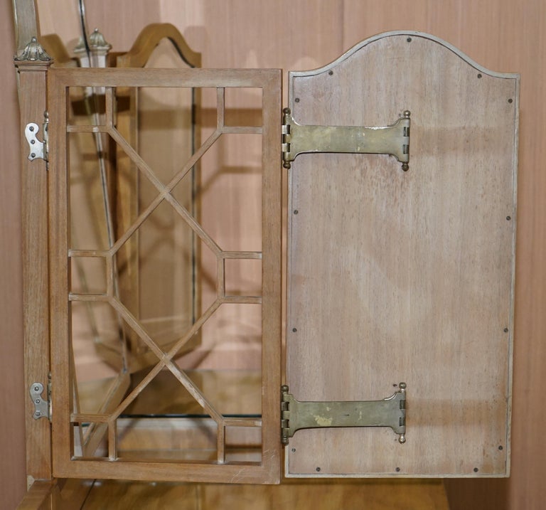 Gillows Vintage Dressing Table and Stool Ornate Claw and Ball Feet Part ...