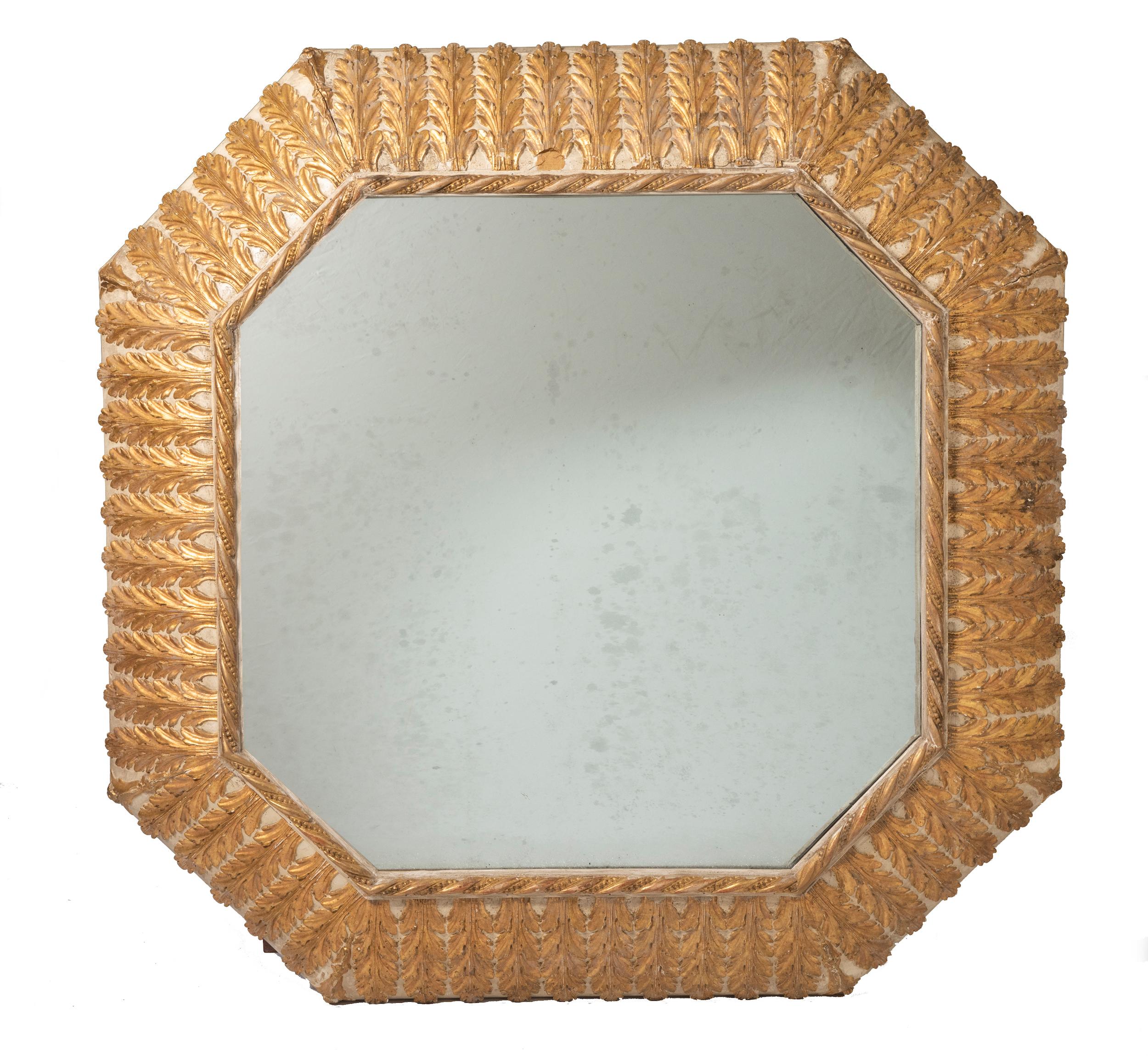 Gilt and Gesso Mirror, Italy, circa 1870 For Sale at 1stDibs