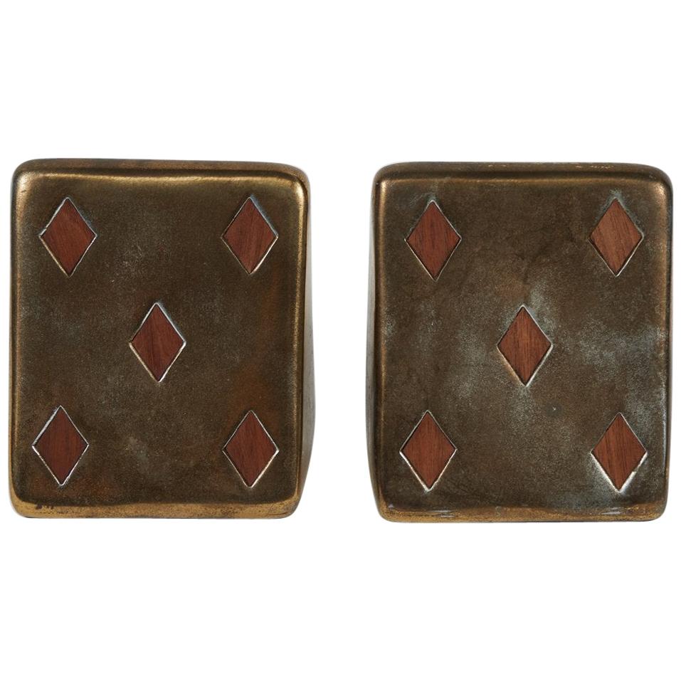 Gilt Bronze Mounted Corgi Bookends at 1stDibs