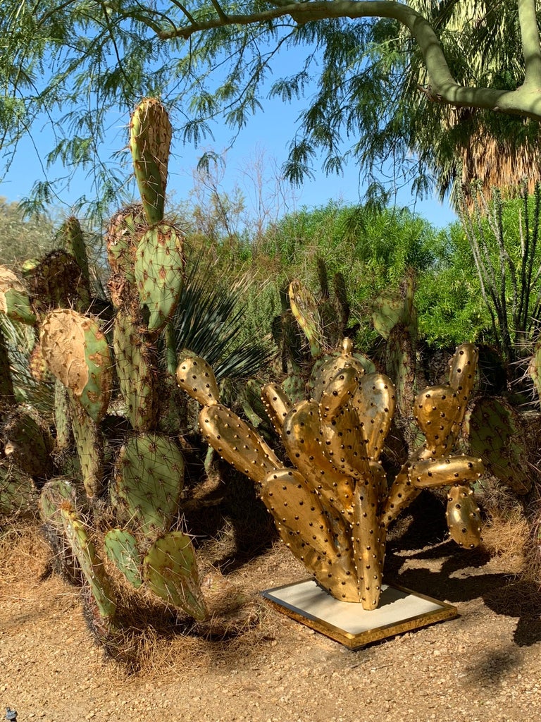 Gilt Brass Cactus Coffee Table "Amalfi" by Alain Chervet at 1stDibs ...