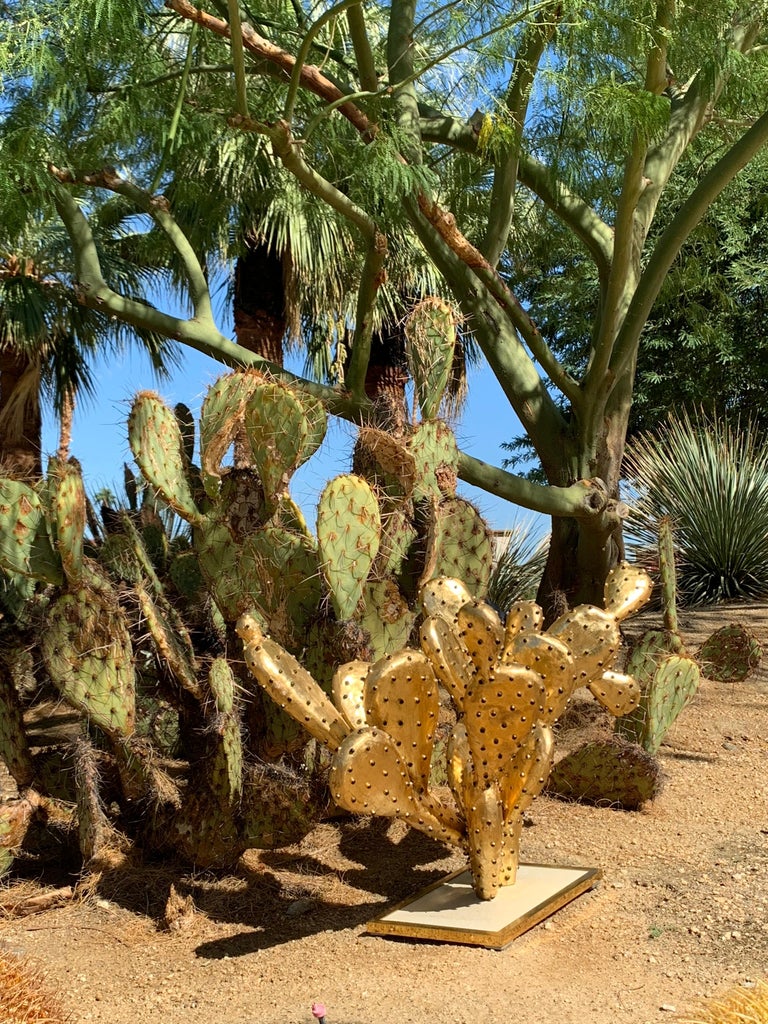 Gilt Brass Cactus Coffee Table "Amalfi" by Alain Chervet at 1stDibs ...