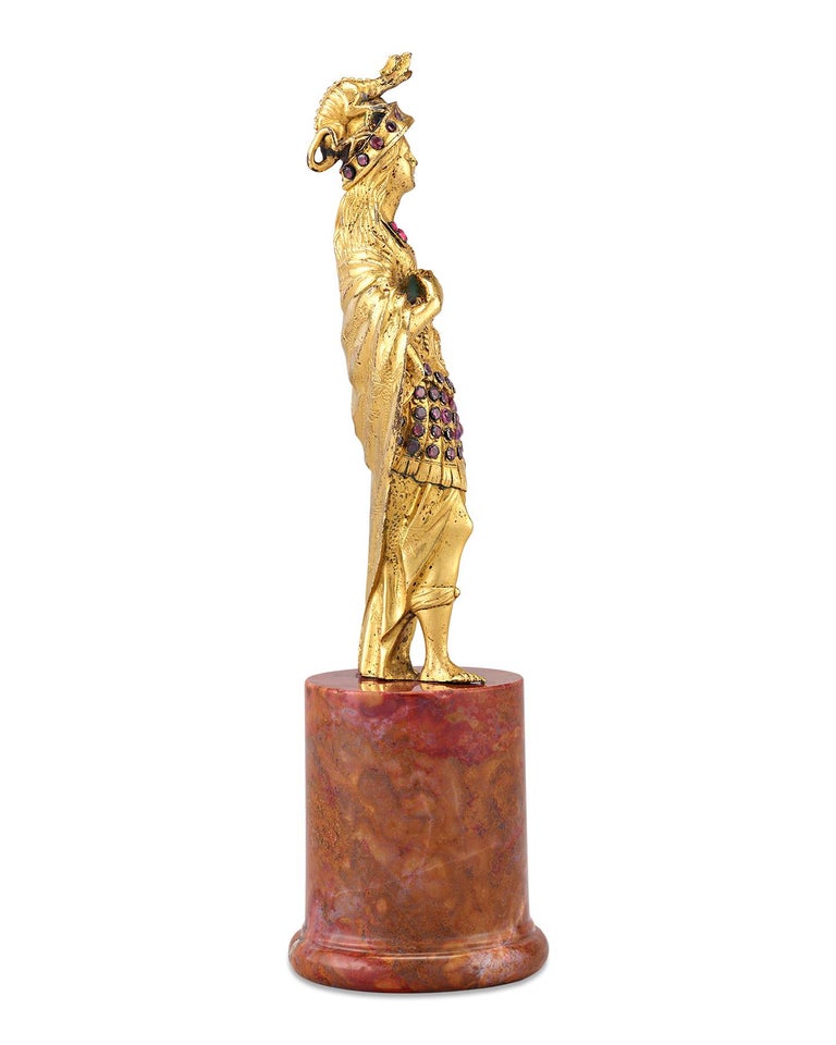 Gilt Bronze and Amethyst Minerva Statuette at 1stDibs | minerva peace eagle
