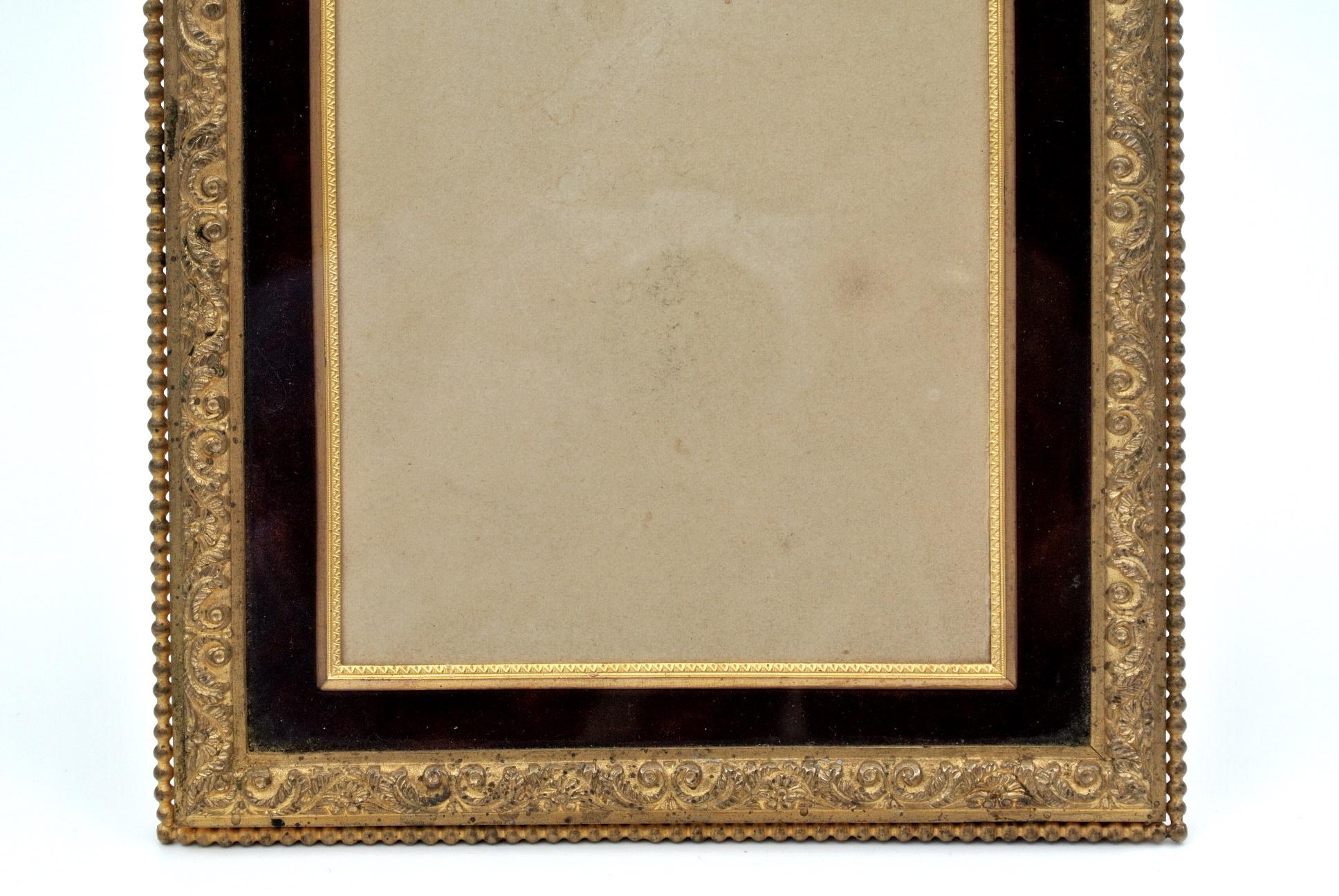 Gilt Bronze and Burgundy Velvet Photo Frame at 1stDibs | burgundy photo ...