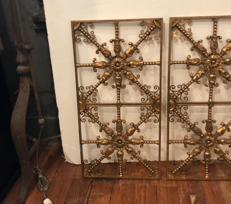 Gilt Bronze Bronze Beaux Arts Architectural Panels For Sale at 1stDibs