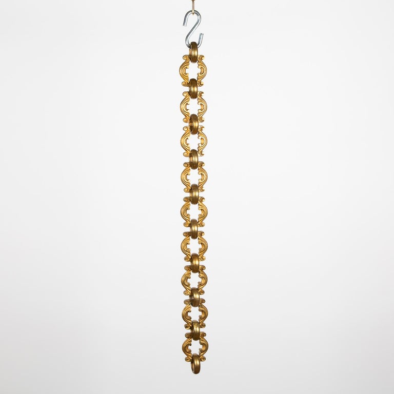 Gilt Bronze Chandelier Chain, Mid 19th Century For Sale at 1stDibs
