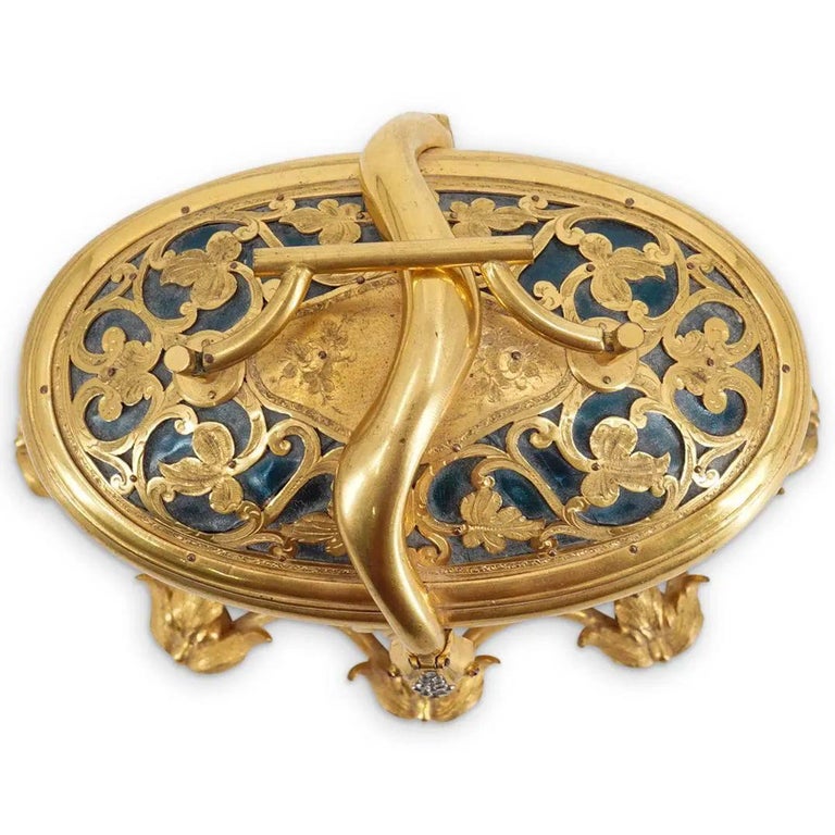 Gilt Bronze Jewelry Chest by Tahan of Paris, circa 1900 For Sale at 1stDibs
