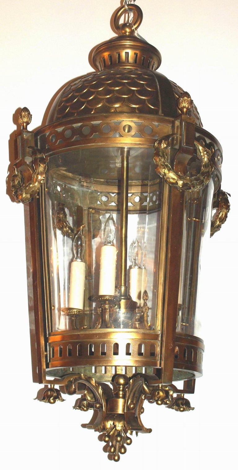 Gilt bronze lantern For Sale at 1stDibs