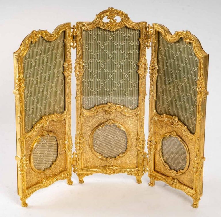 Gilt Bronze Screen Photo Frame Late 19th Century at 1stDibs