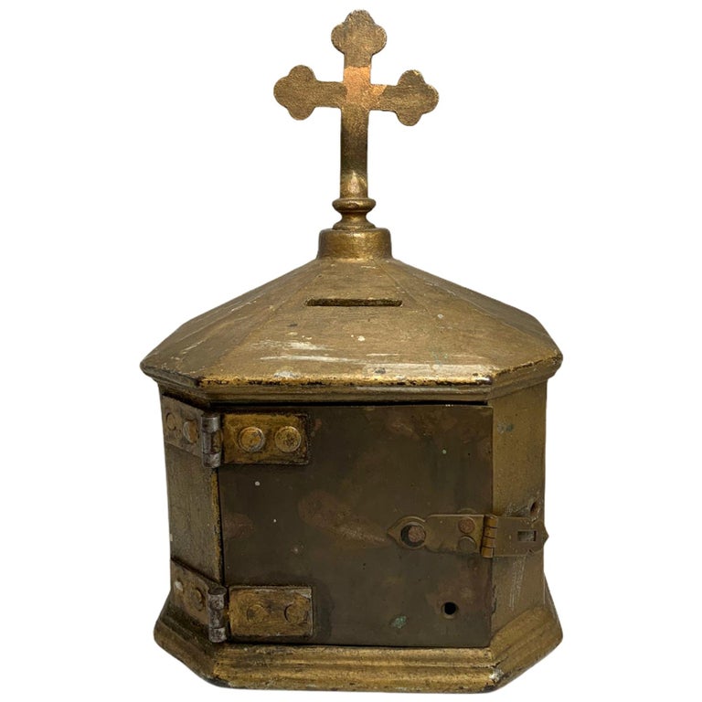Gilt Bronze Catholic Church Poor Box For Sale at 1stDibs | poor box ...