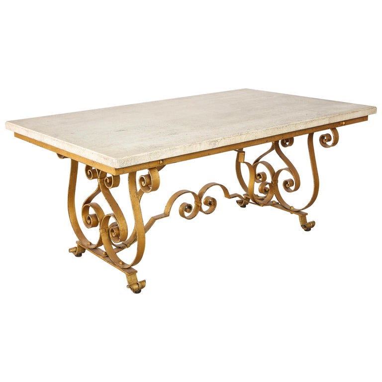 Attributed to Gilbert Poillerat, Table at 1stDibs