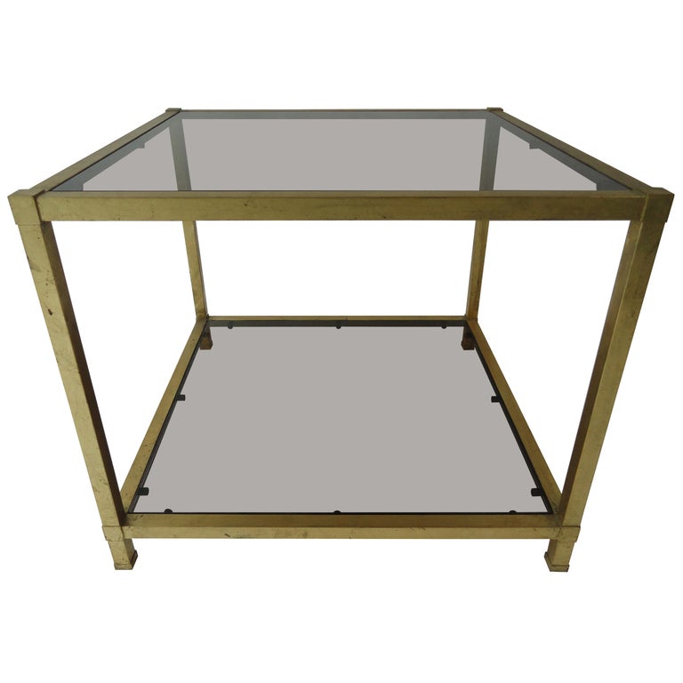 Gilt Metal Table For Sale at 1stDibs