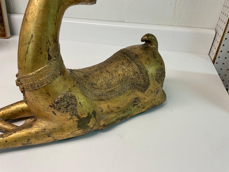 Giltmetal Deer For Sale at 1stDibs