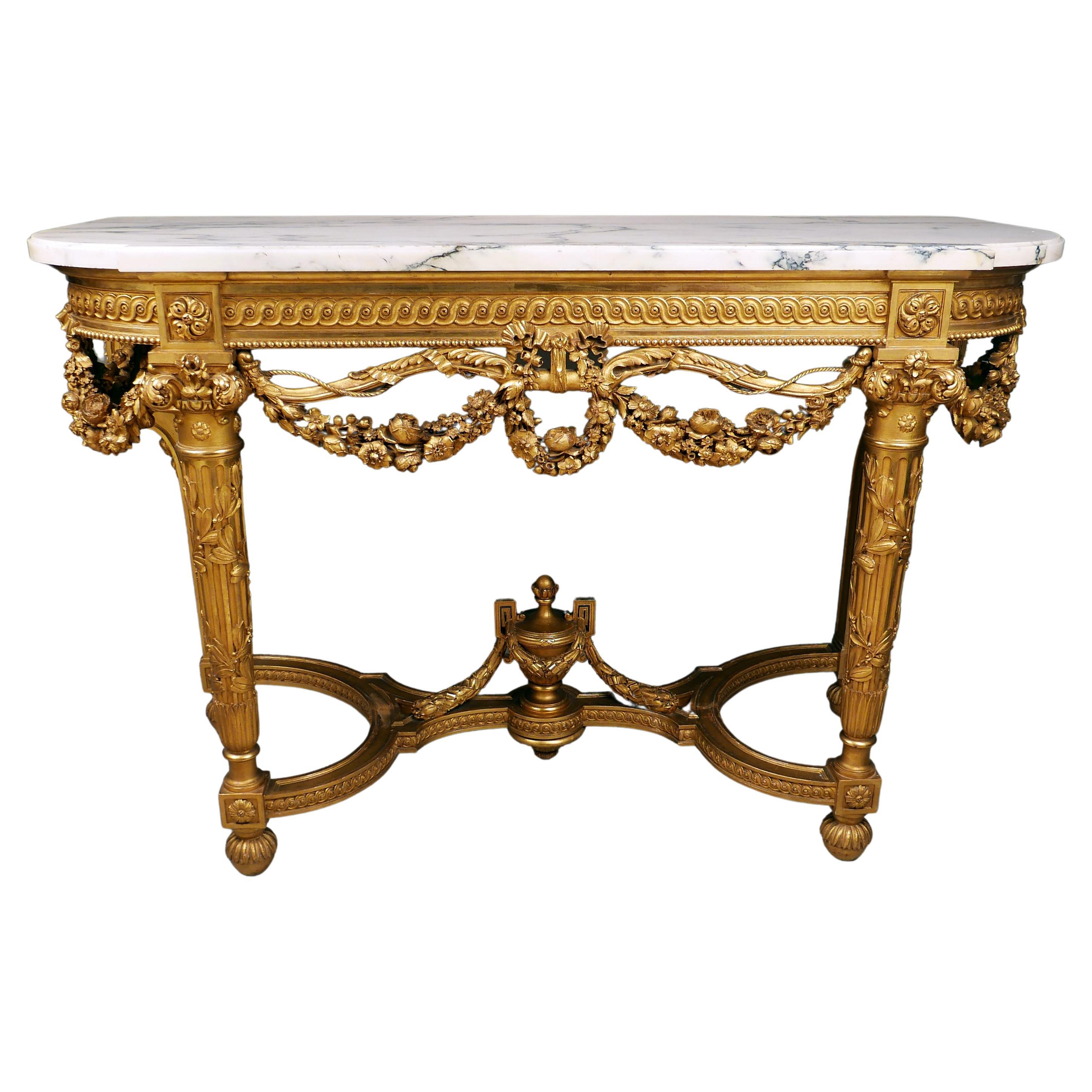 Exceptional Ceremonial Console, France, Circa 1860 at 1stDibs