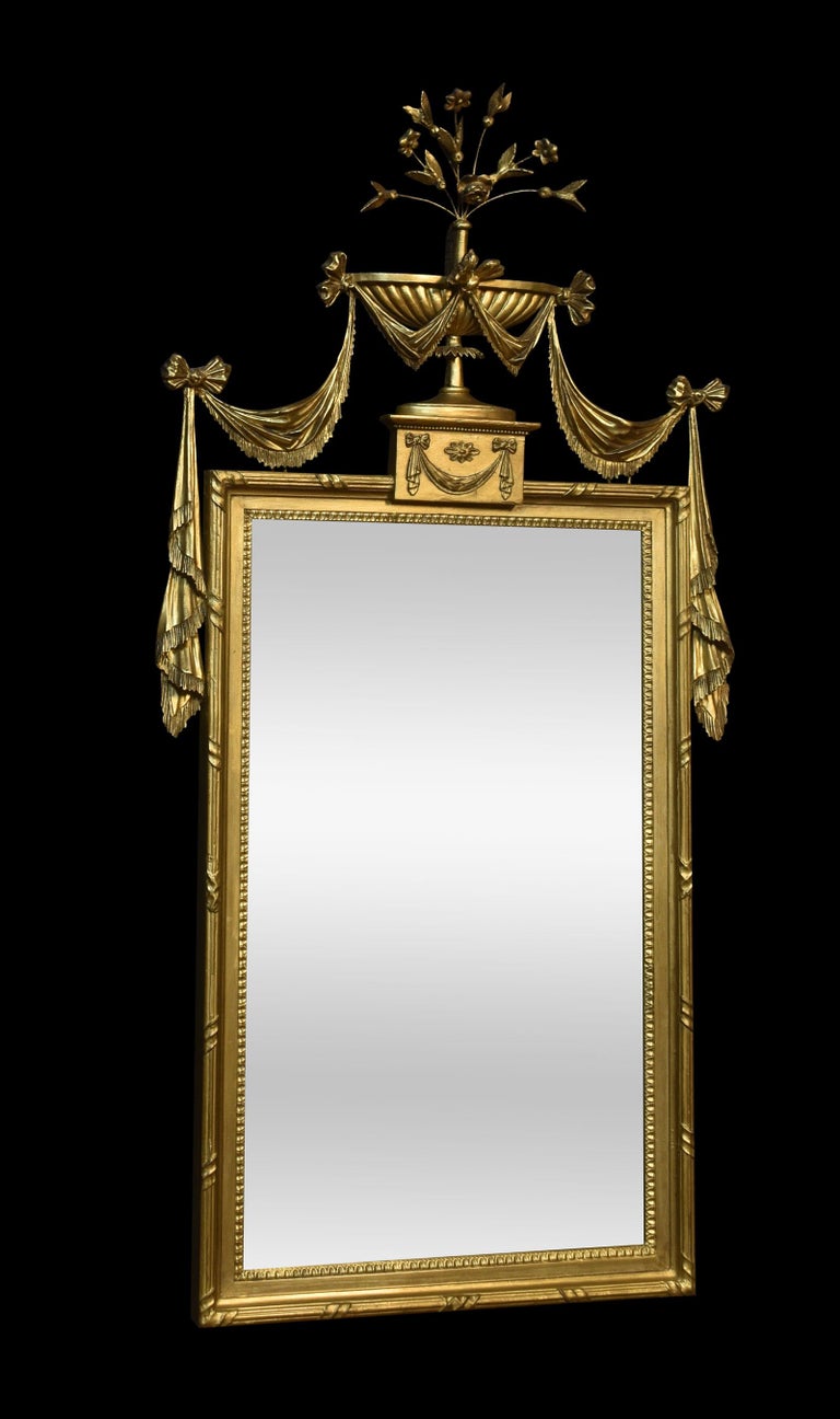 Giltwood Wall Mirror of Neo Classical Design For Sale at 1stDibs