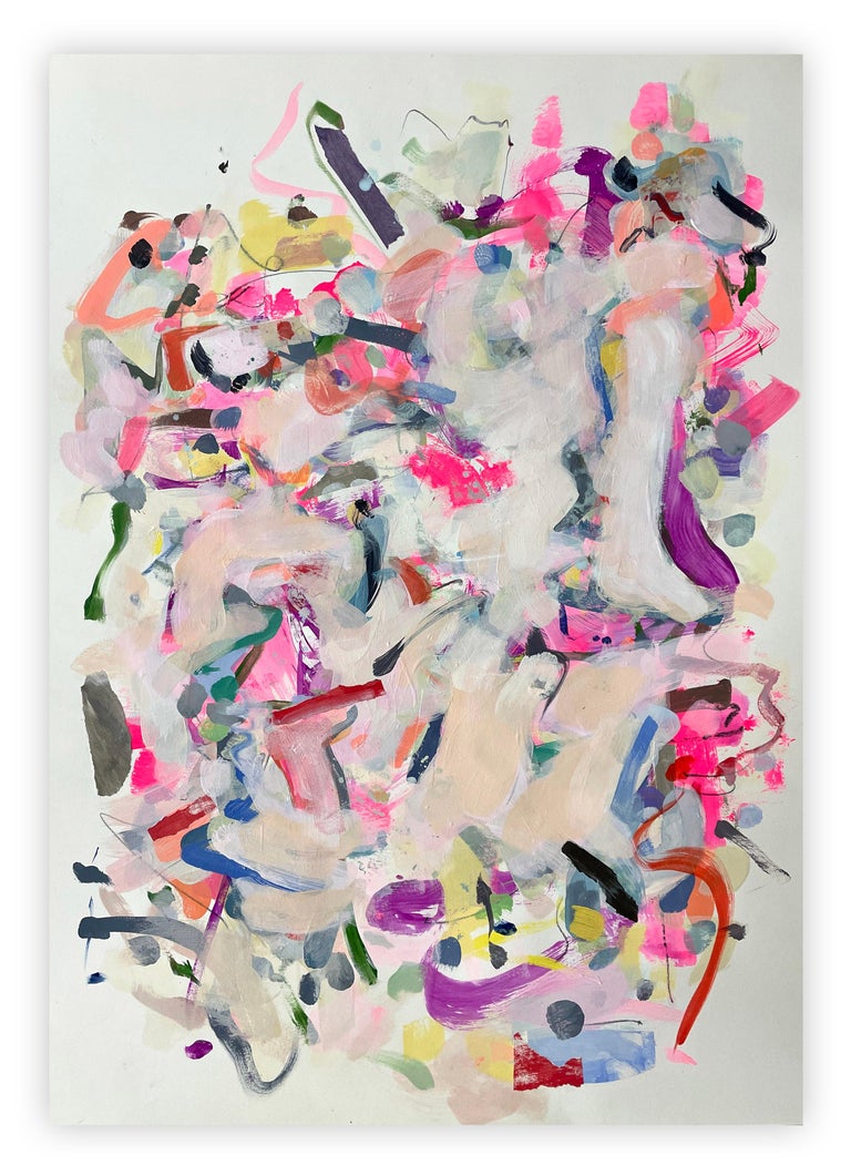 Gina Werfel - Boundary (Abstract painting) For Sale at 1stDibs