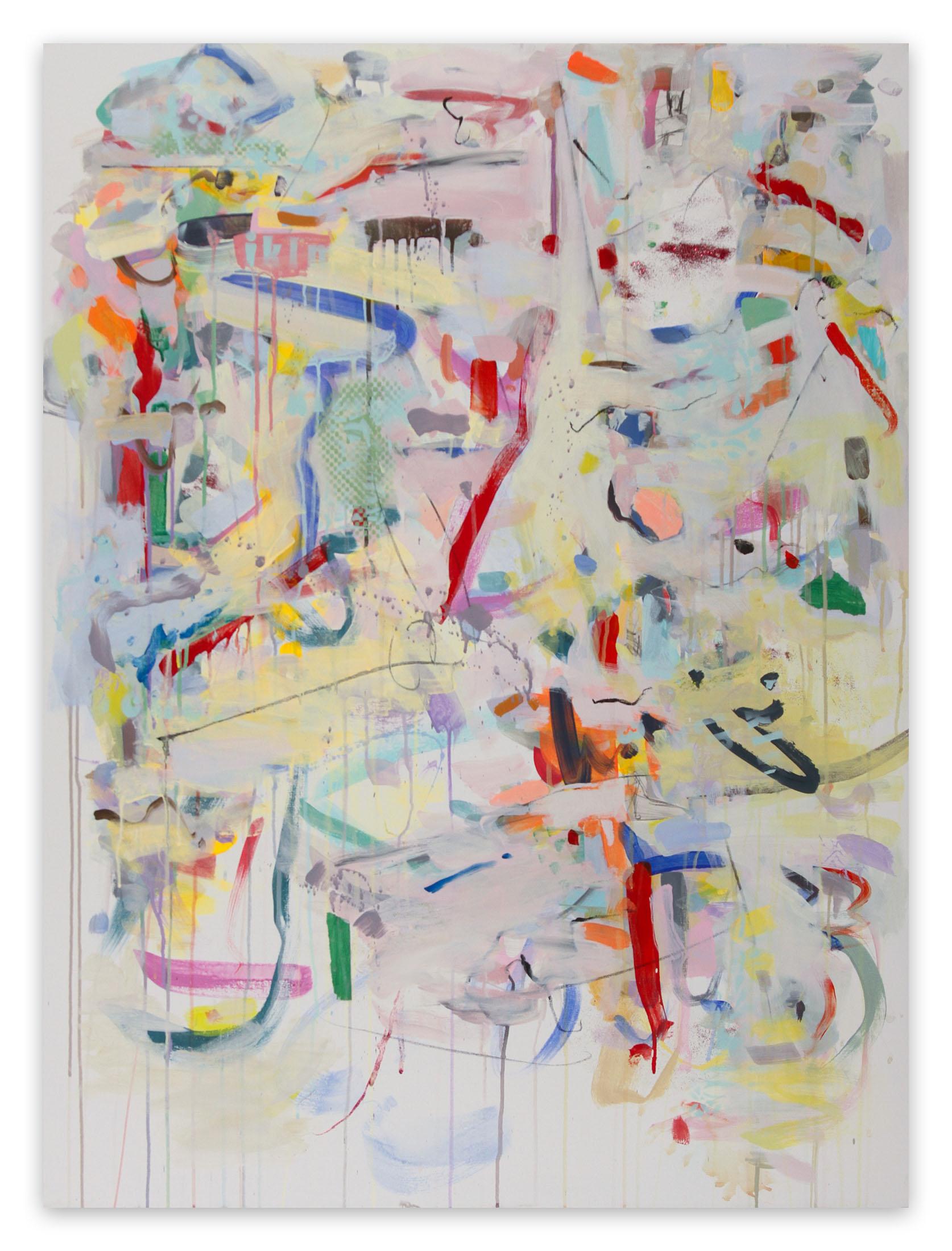 Gina Werfel - Flash (Abstract Expressionism painting) For Sale at 1stDibs