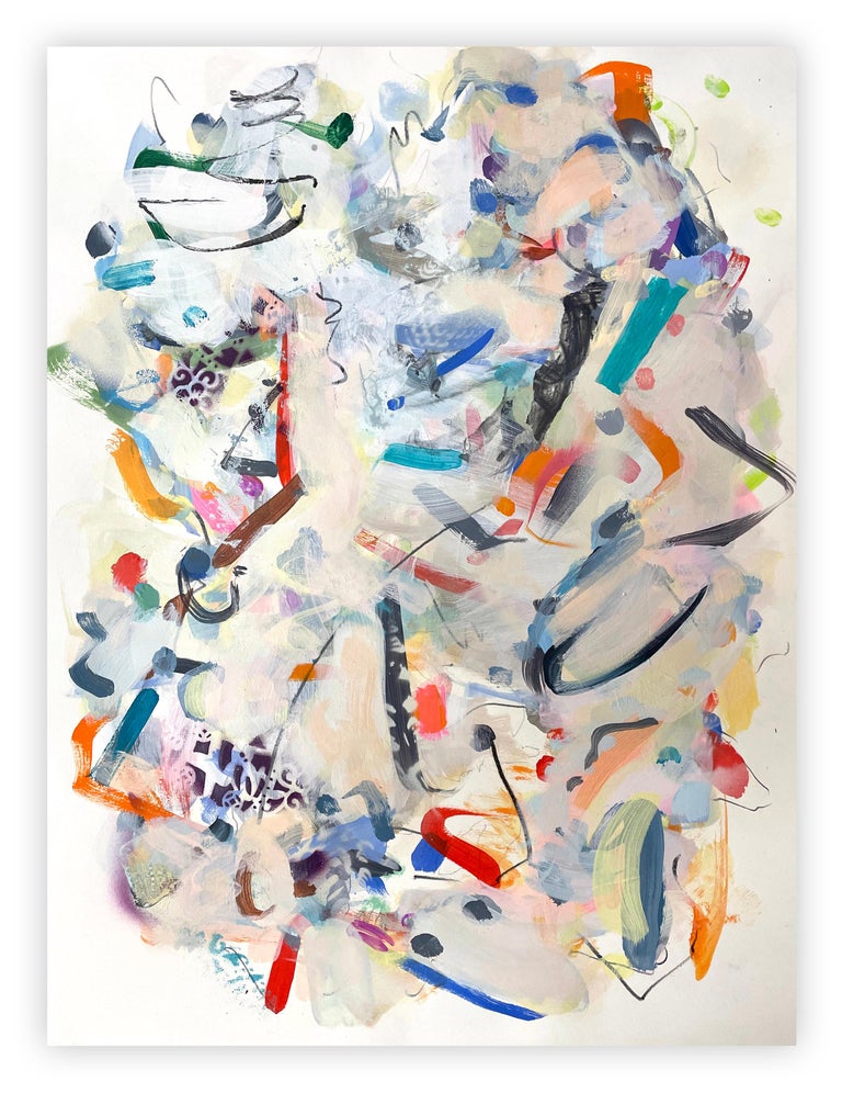Gina Werfel - Scramble (Abstract painting) For Sale at 1stDibs