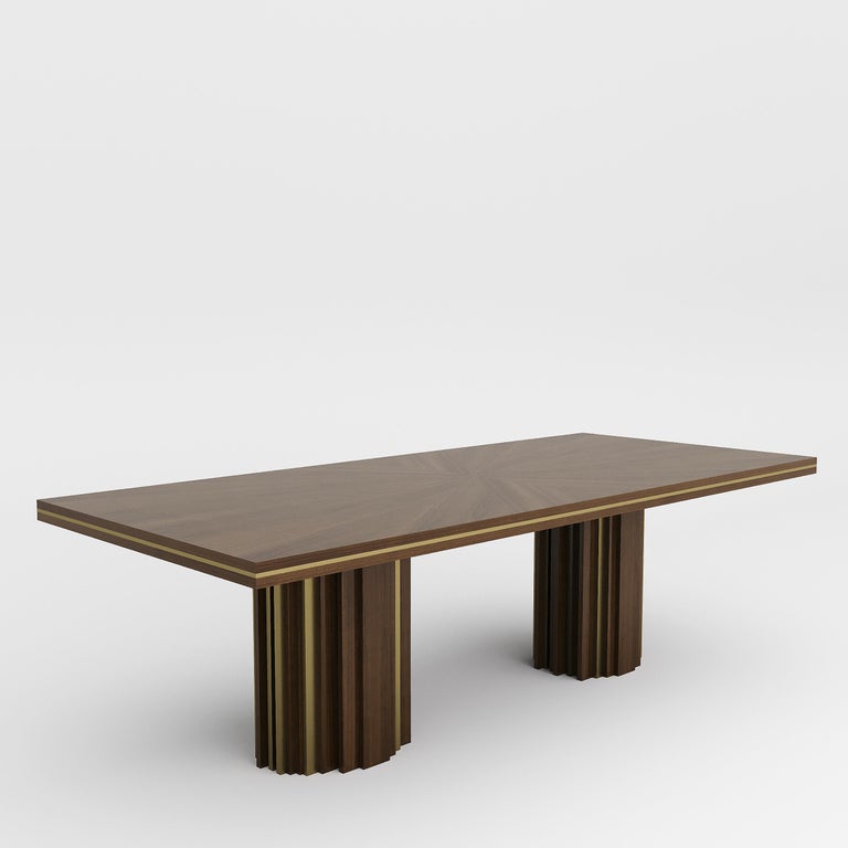 GINGER Wood Dining Table For Sale at 1stDibs