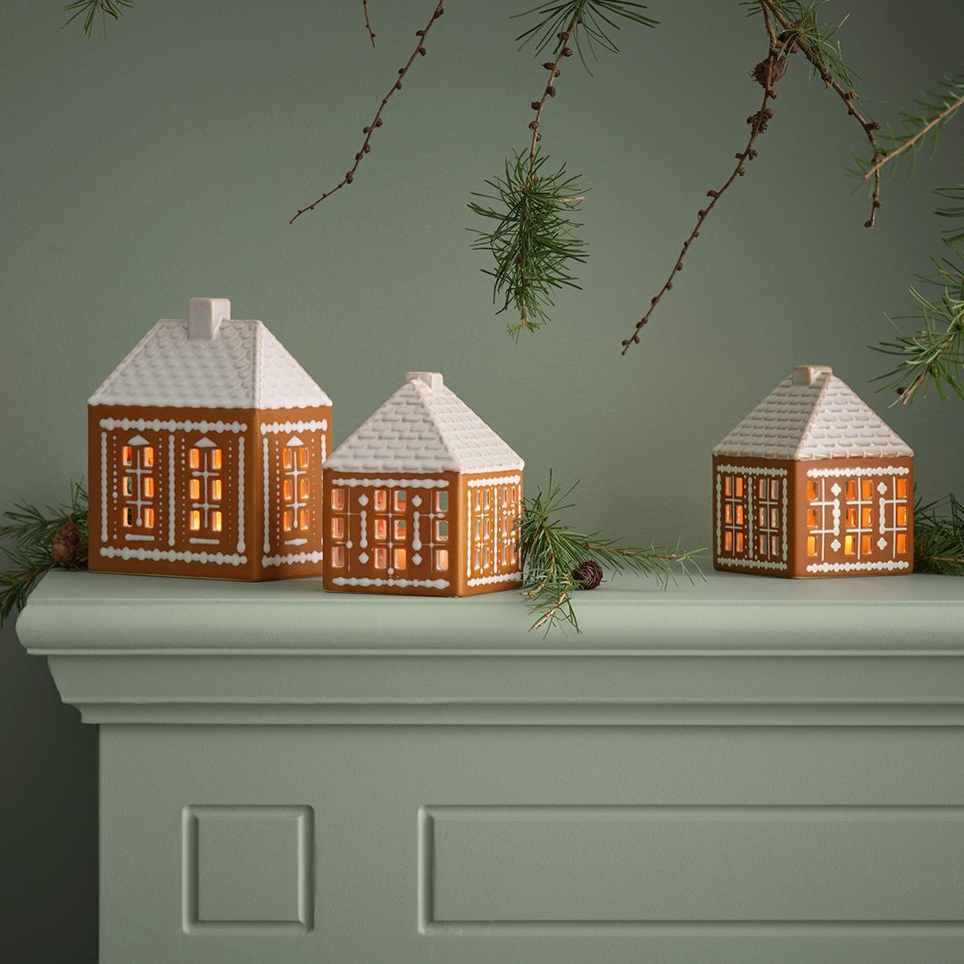 Gingerbread House, Medium, Brown For Sale at 1stDibs