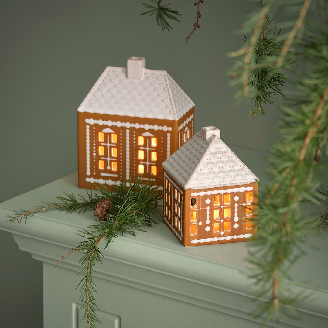 Gingerbread House, Small, Brown For Sale at 1stDibs