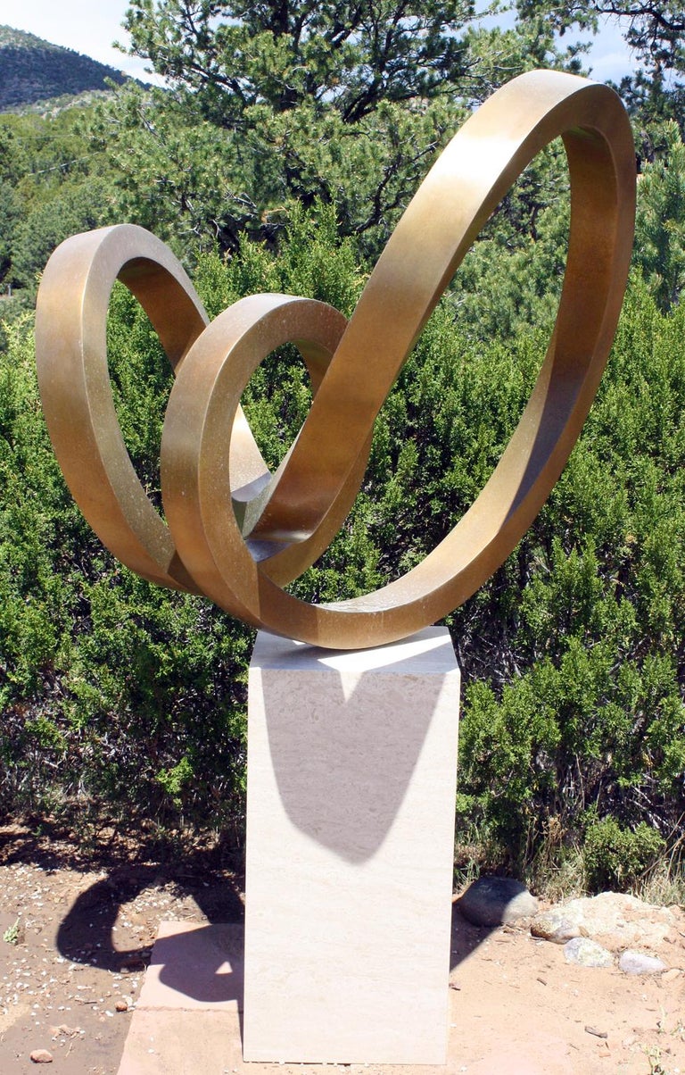 Gino Miles - "Harmony" Abstract Sculpture in Bronze Metal by Gino Miles ...