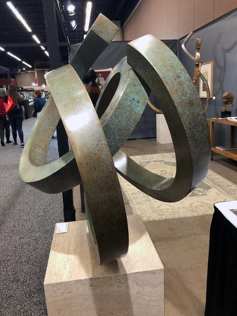 Gino Miles - "Rock On" Abstract Sculpture in Bronze Metal by Gino Miles ...
