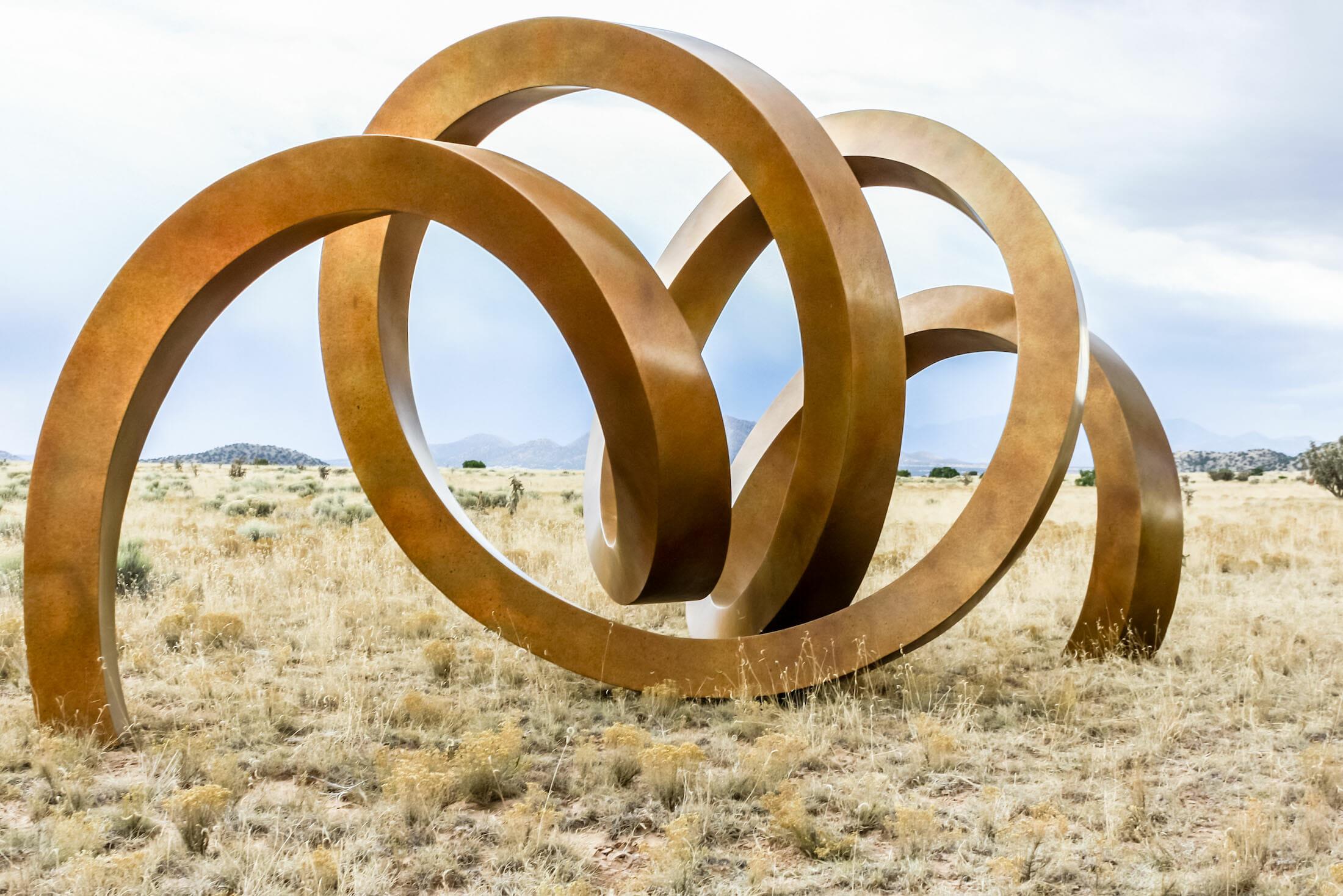 Gino Miles - "Shelter" Large Abstract Sculpture in Bronze Metal by Gino ...