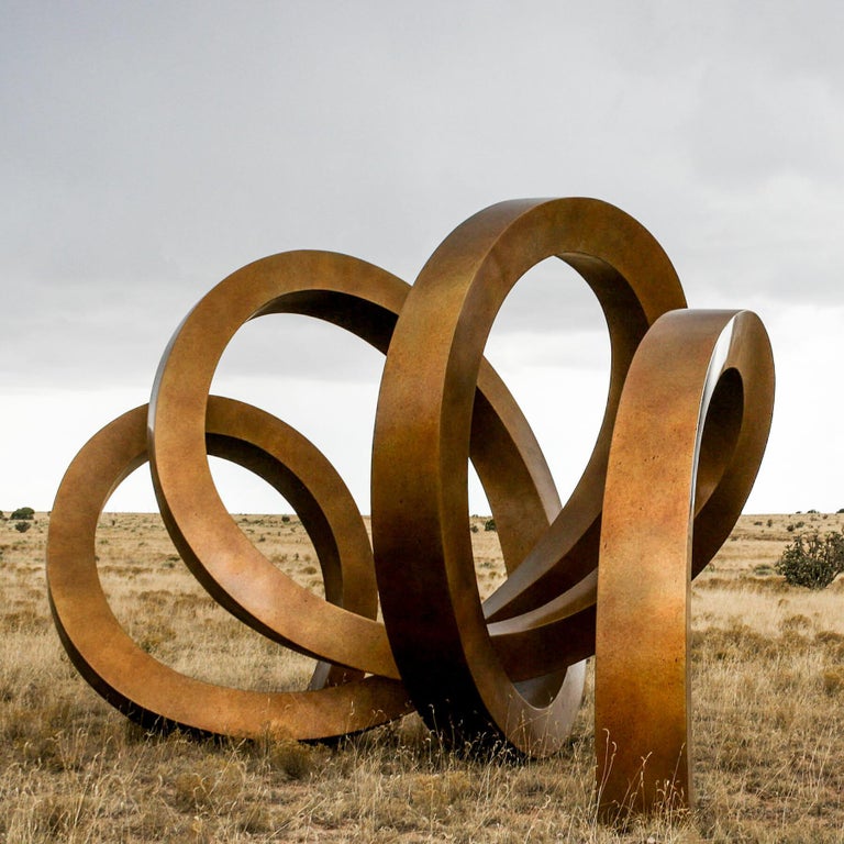 Gino Miles - "Shelter" Large Abstract Sculpture in Bronze Metal by Gino ...